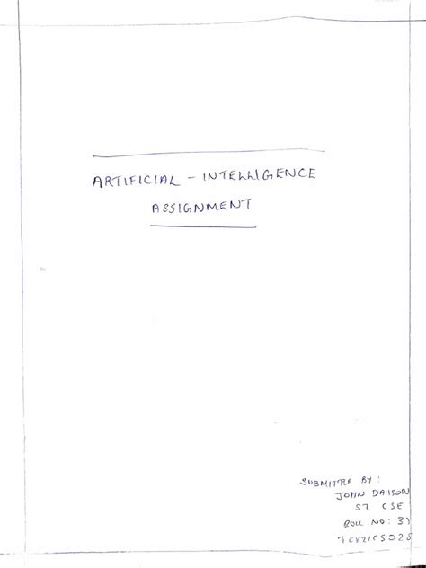 ai assignment goals pdf