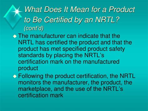 Ppt Nrtls Powerpoint Presentation Free Download Id 3024803
