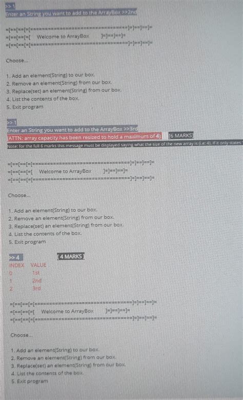 solved create a generic class called arraybox that uses an