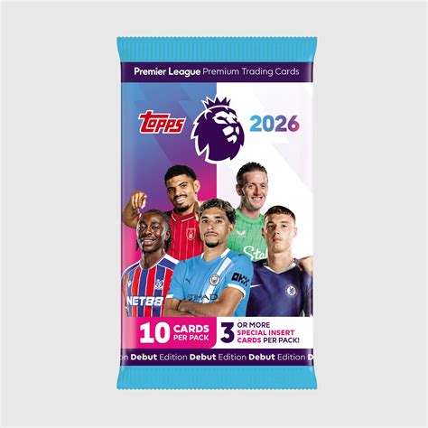 Shop Topps 2026 Debut Edition Trading Cards Packet Multi Premier League