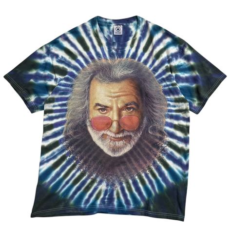 90s Grateful Dead Jerry Garcia Tie Dye Tee Tapa Tapp