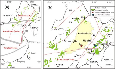 A A Sketch Map Showing The Tectonic Framework And The Distribution Of