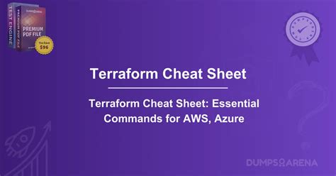 terraform cheat sheet essential commands for aws azure