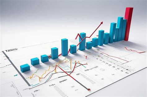 Premium Photo Growth Stock Diagram Financial Graph Or Business