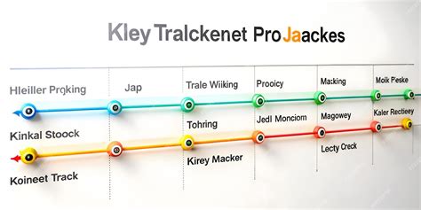 3d Glossy Timeline Interface Illustrating Key Project Milestones Project Management Concept