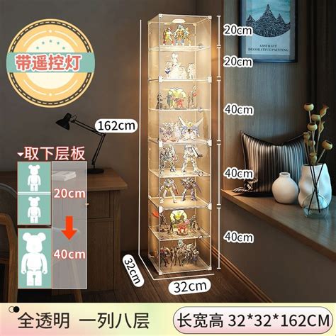 Fully Transparent Hand Made Lego Display Cabinet Model Storage Box Large Capacity Cabinet Toy