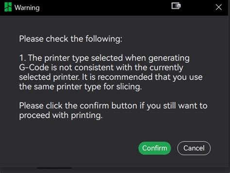 getting error wrong g code r bambulab