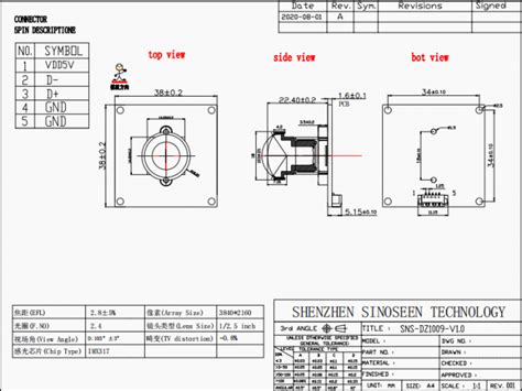 8mp 4k 30fps Usb Camera Module For Security Surveillance Sinoseen