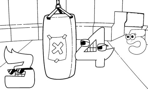 Pagine Da Colorare Numero Lore 345 Divertirsi Con I Bambini