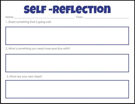 Exit Ticket For Self Reflection Pass The Baton