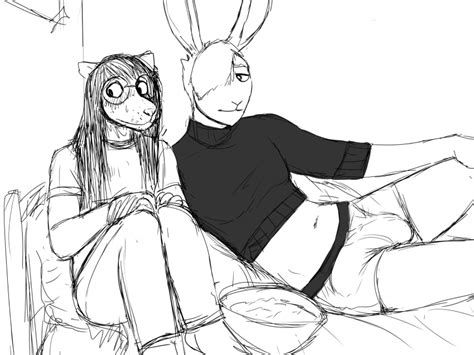 Rule 34 2019 Anthro Bed Black And White Bulge Clothed Clothing Duo