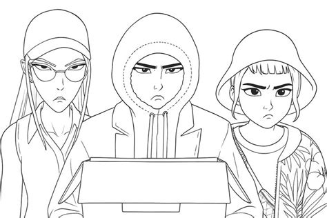 Kpop Demon Hunters Coloring Pages Cartoon Coloring Pages Coloring