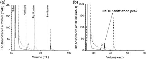 Figures Showing Regeneration Steps Performed During Batch Experiments