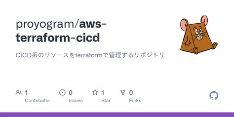 Github Proyogramaws Terraform Cicd Cicd系のリソースをterraformで管理するリポジトリ Github Proyogramaws Terraform Cicd Cicd系のリソースをterraformで管理するリポジトリ