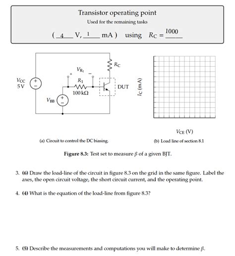 Solved Transistor Operating Point Used For The Remaining