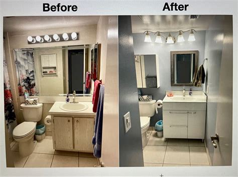 Guest Bath Before And After Bathroom Remodel