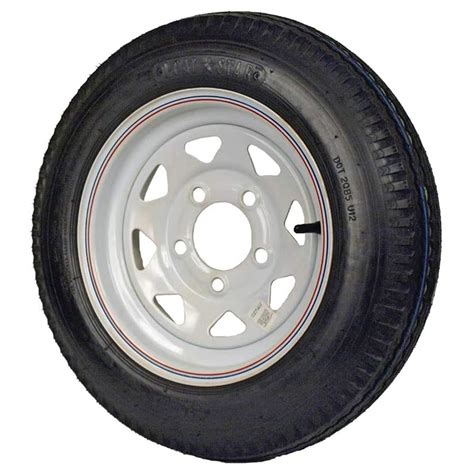 Kenda Loadstar 480 12 Lrc Utility Trailer Tire And 5 Hole Custom Spoke