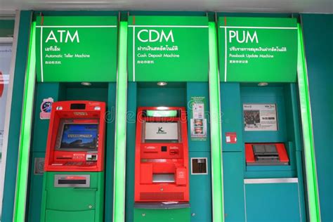 Bangkok Bank Atm Sparbuchaktualisierung Und Bareinzahlung