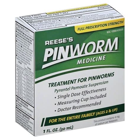 Reeses Pinworm Medicine Full Prescription Strength 1 Oz Delivery Or