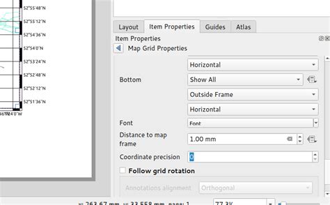 Qgis Custom Formatting Coordinate Grid To Reduce Number Of Decimals Geographic Information
