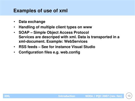 PPT XML Introduction PowerPoint Presentation Free Download ID