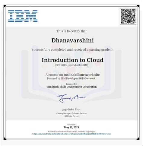 Dhanavarshini M On Linkedin I Have The Completed The Course