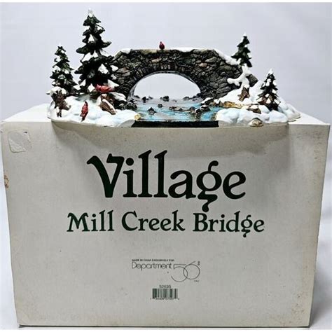 Department 56 Holiday Dept 56 Village Mill Creek Bridge Assesory