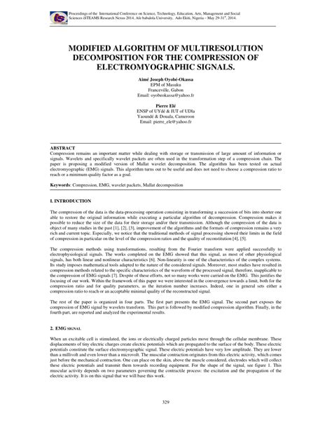 Pdf Optimization Of The Compression Ratio Of The Modified Algorithm Of Decomposition
