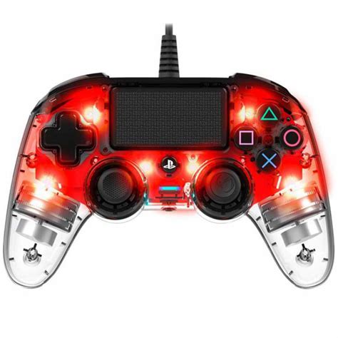 مشخصات، قیمت و خرید دسته بازی Nacon Wired Compact قرمز کریستالی تک سیرو