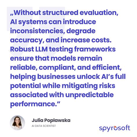 Ai Llm Artificialintelligence Machinelearning Aitesting Spyrosoft