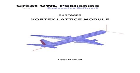 pdf vortex lattice module flight level engineering · v5 4