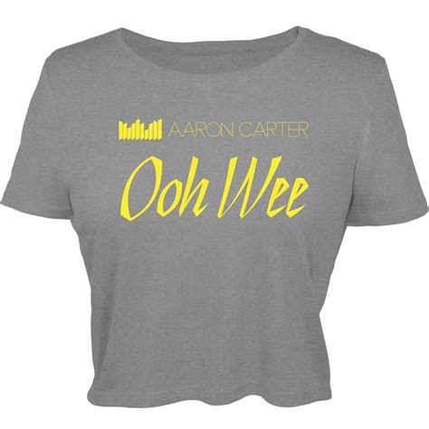 Aaron Carter Ooh Wee Crop Top T Shirt Old Glory