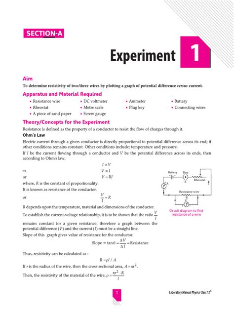 Physics Lab Manual Sample Pdf