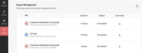 export your survey as a pdf zoho survey online help guide