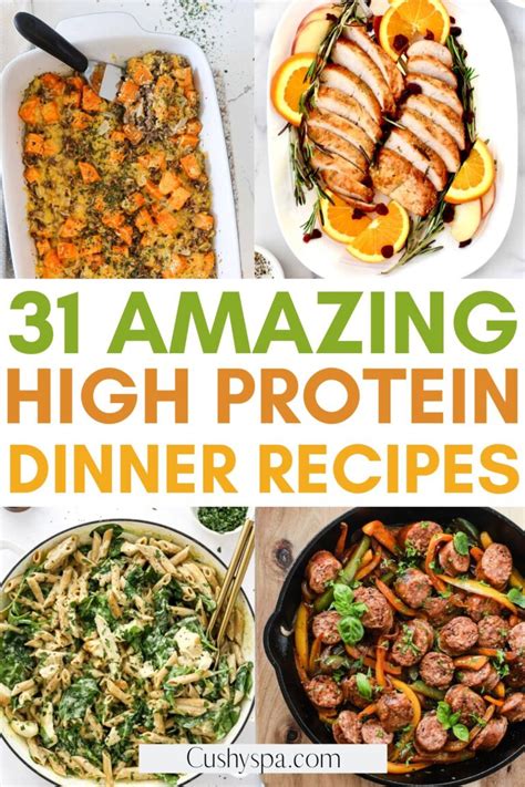 31 High Protein Dinner Ideas Cushy Spa