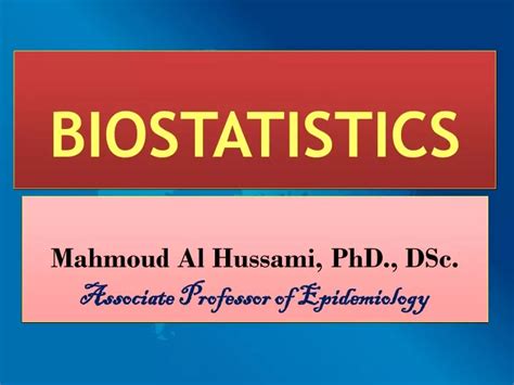 PPT Fundamentals Of Biostatistics For Biological Sciences PowerPoint Presentation ID 9581964