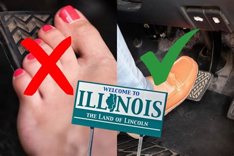 Can You Legally Drive Barefoot In Chicago Illinois