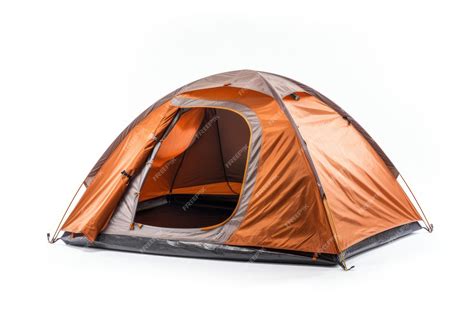 Premium Ai Image Nylon Camping Tent On White Background