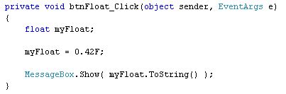 Double And Float Variables In C