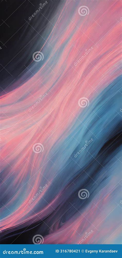 Abstract Art With Blurred Elements And Smooth Gradient Transitioning Through Pastel Hues