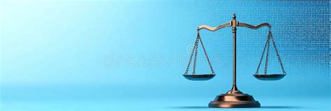 The Concept Of Ai Ethics Represented By Balanced Scales Digital Codes