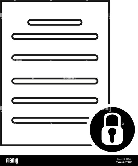 Document Lock Flat Icon File Format Icon Extension Document File