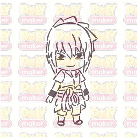 Stencil Sasuke Poly Maker