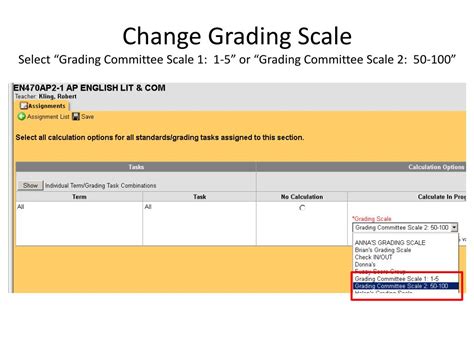 Ppt Implementation Of New Secondary Grading Scales In Infinite Campus Powerpoint Presentation