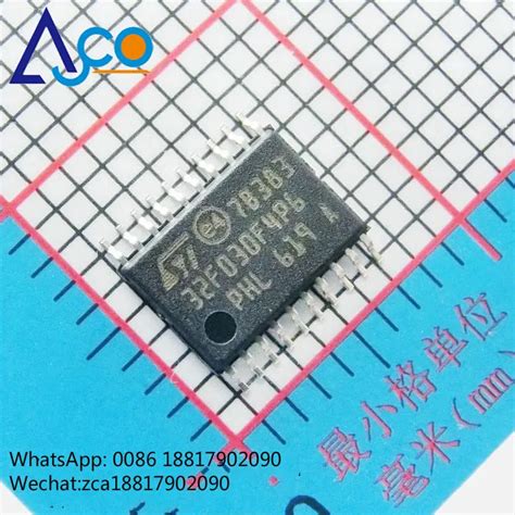 stm32f0 microcontroller ic 32 bit stm32f030f4p6 active components