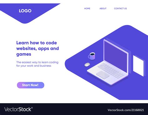 Software Development And Programming Program Code Vector Image