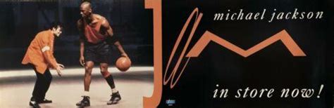 Michael Jackson And Michael Jordan Jam 1992 Original Promo Poster 12 X 36