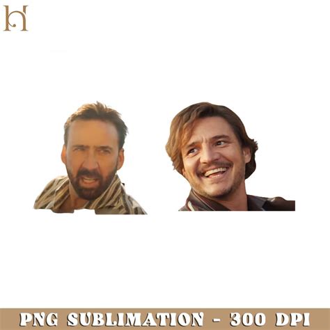 Pedro And Nick Pedro Pascal And Nicolas Cage Png Download Inspire Uplift