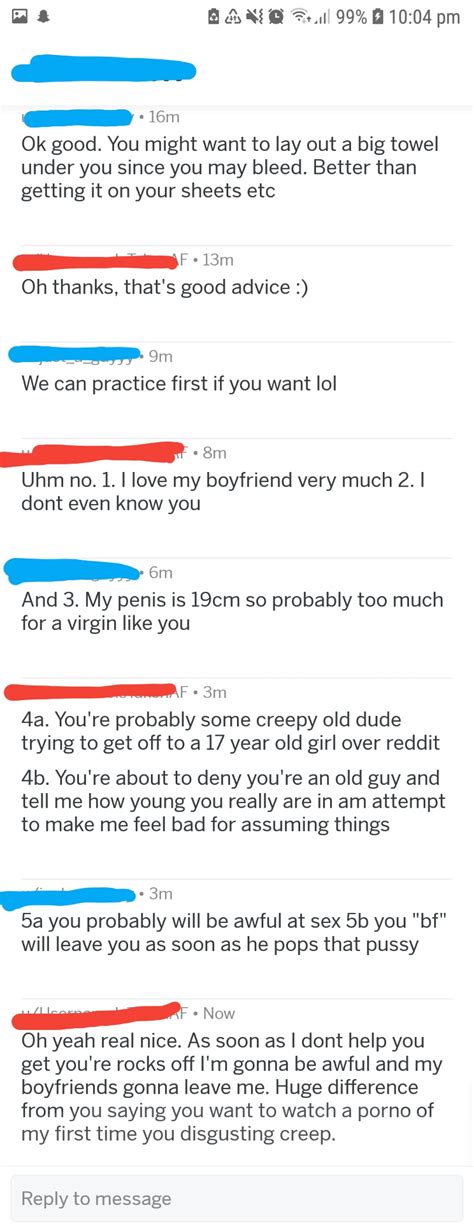 I Posted On R Sex About Advice For My First Time And Got This Im Red If Not Obvious I Dont