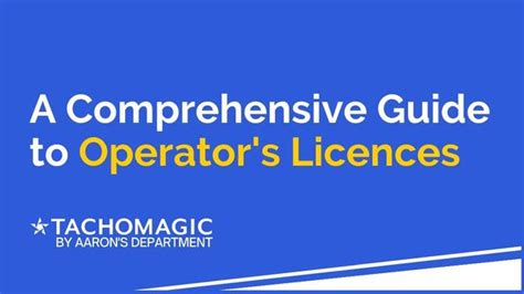 O Licence Guide Everything You Need To Know Tachomagic